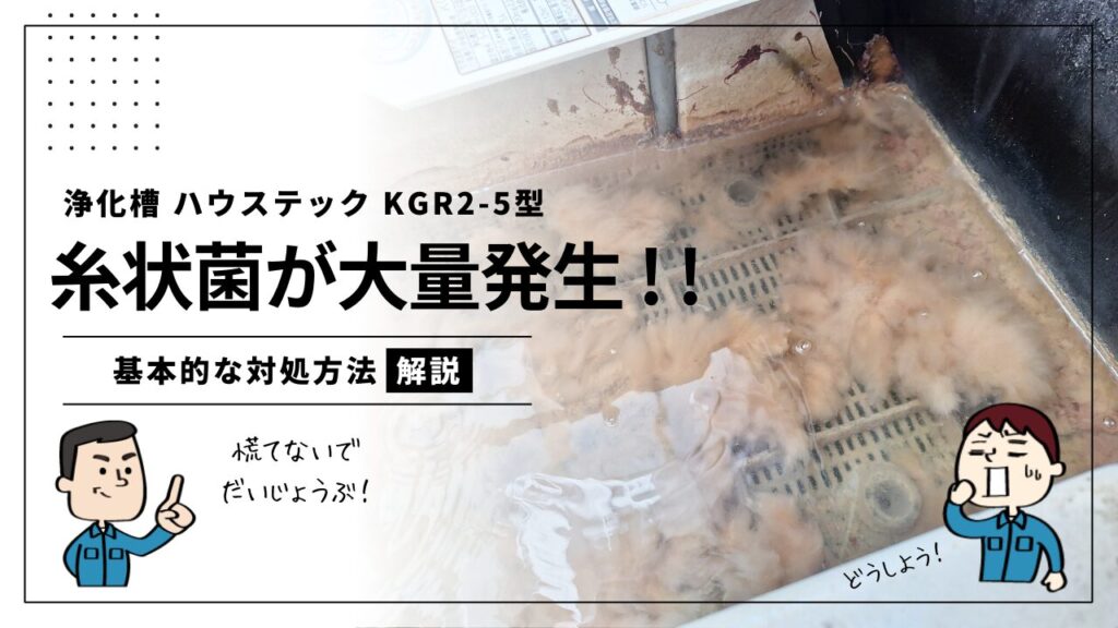 ハウステック 浄化槽 KGR2-35型 | 初心者のための浄化槽管理士 実践ガイド | 浄化槽ワークス